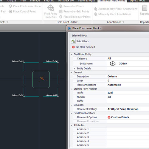 Trimble Field Points - Field Layout Point Creation Software
